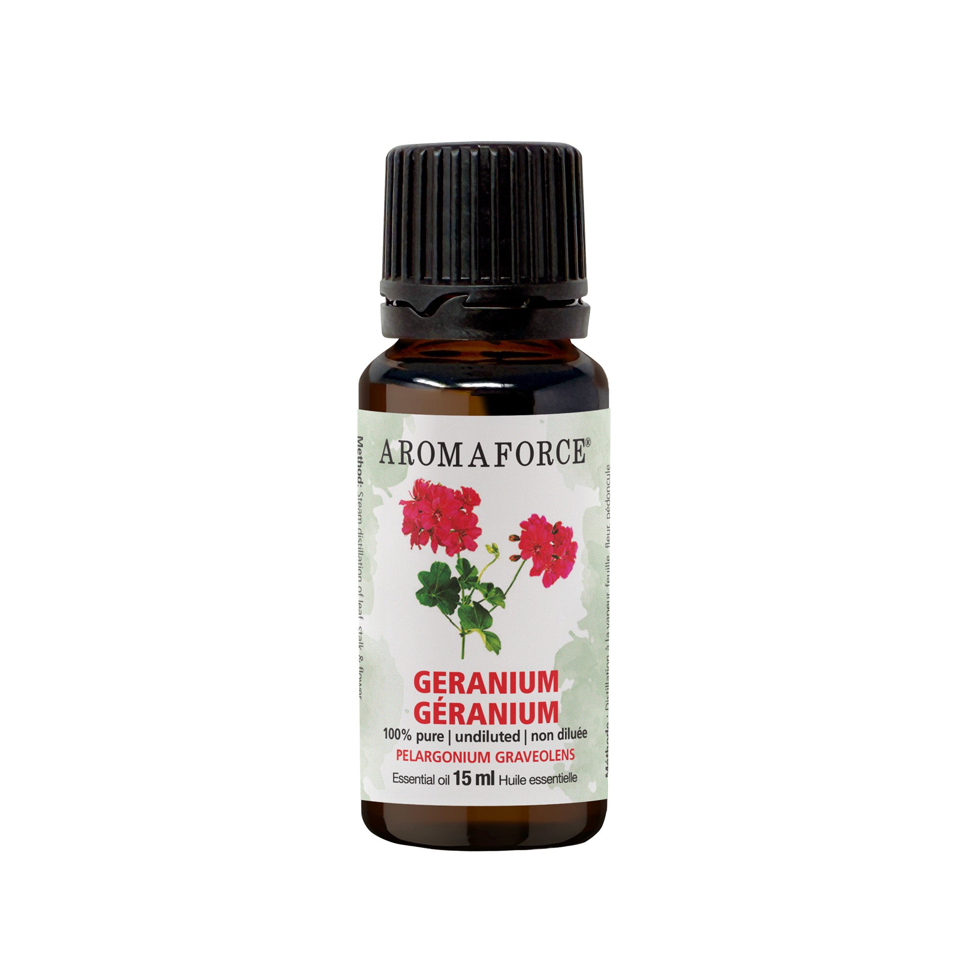 Geranium Essential Oil 100% pure and natural 15mL Aromaforce