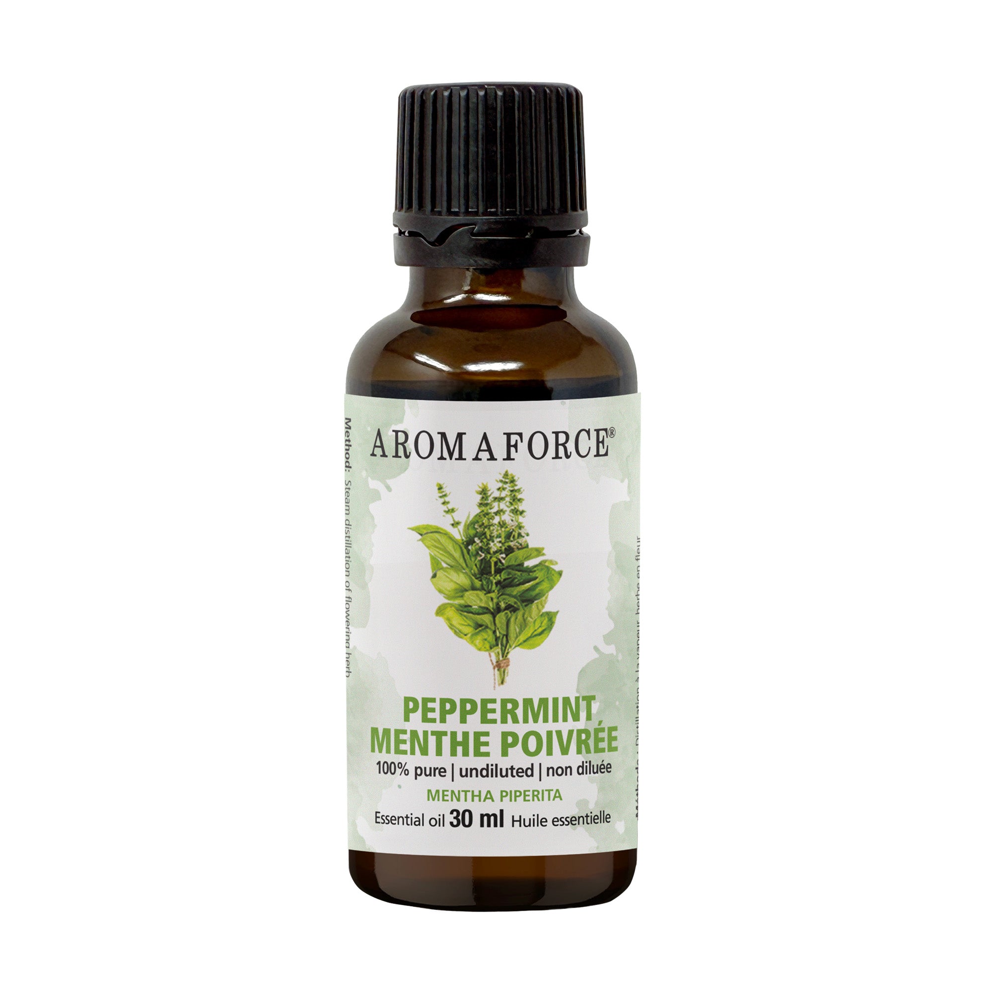 Aromaforce Peppermint Essential Oil – 100% Pure, Steam-Distilled ...